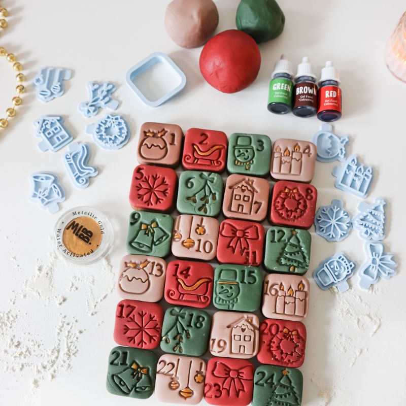 Make Your Own Advent Calendar Biscuit Baking and Decorating Kit ...